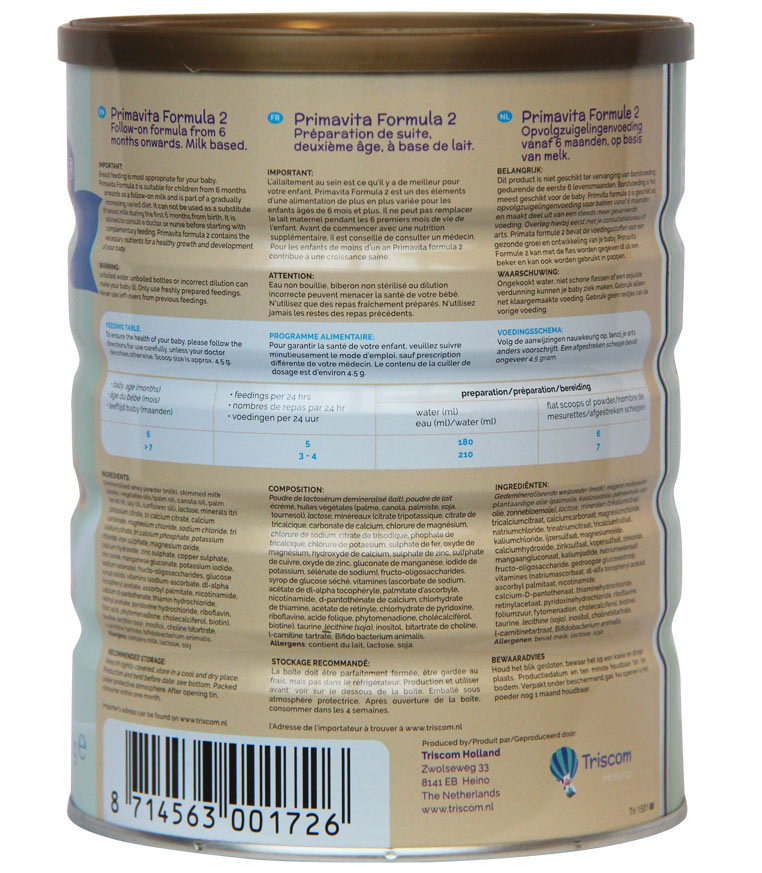 Primavita 2 - Follow-on formula